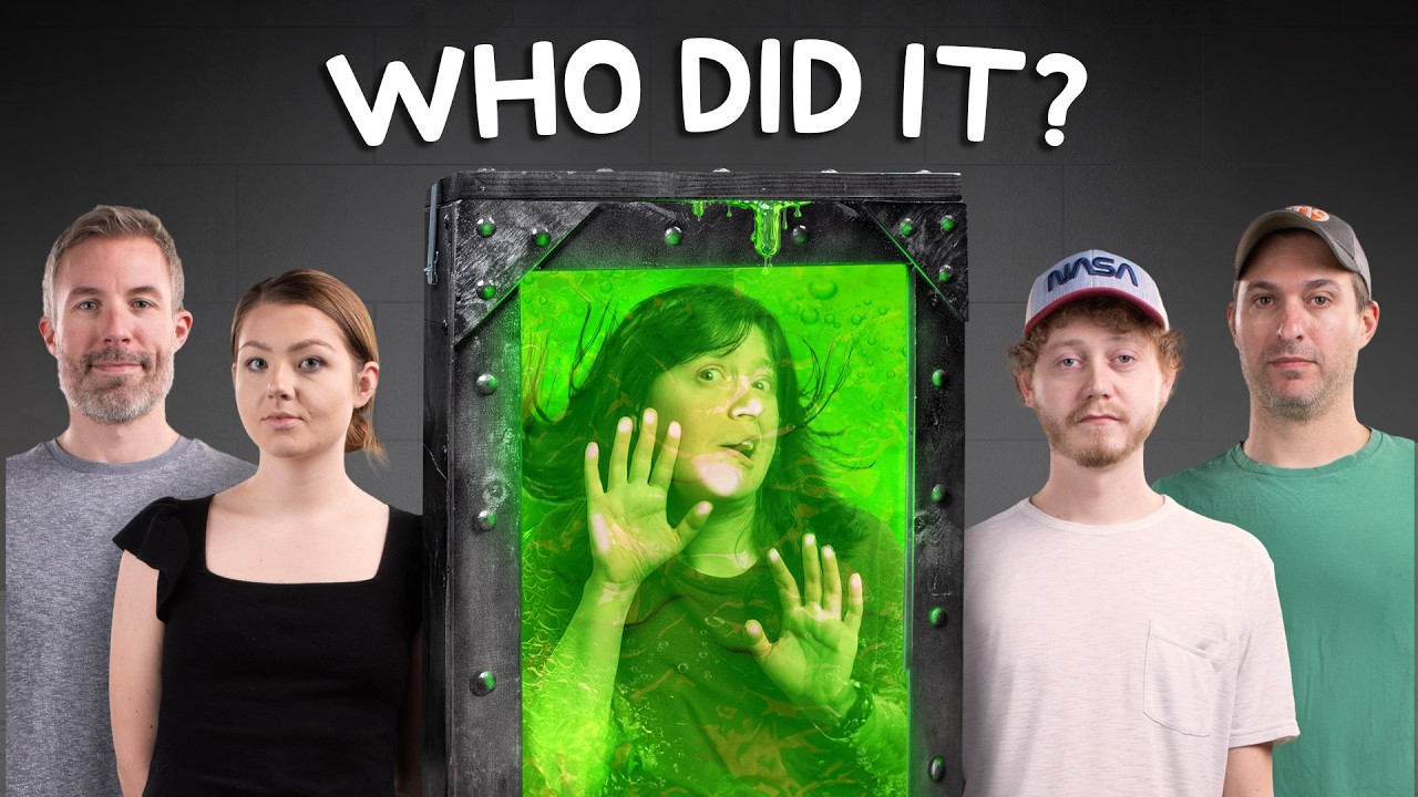 Who trapped her in 1000 gallons of slime? 🤔