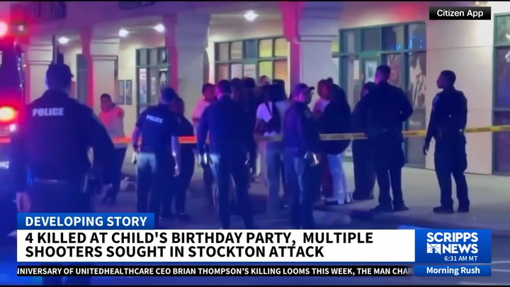 Stockton Tragedy: Four Lives Lost at Child's Birthday Event