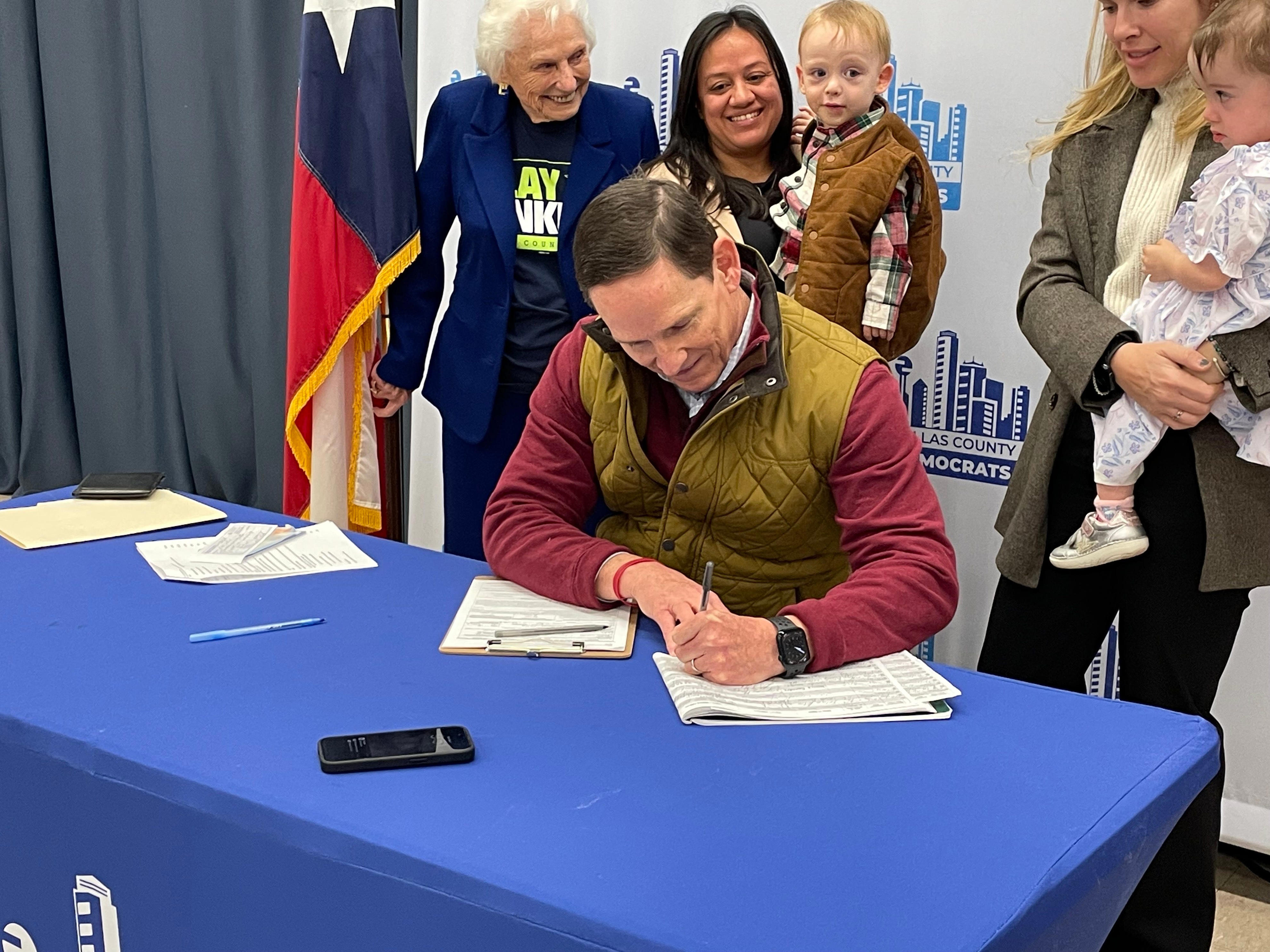 Dallas County Judge Clay Lewis Jenkins files for fifth term
