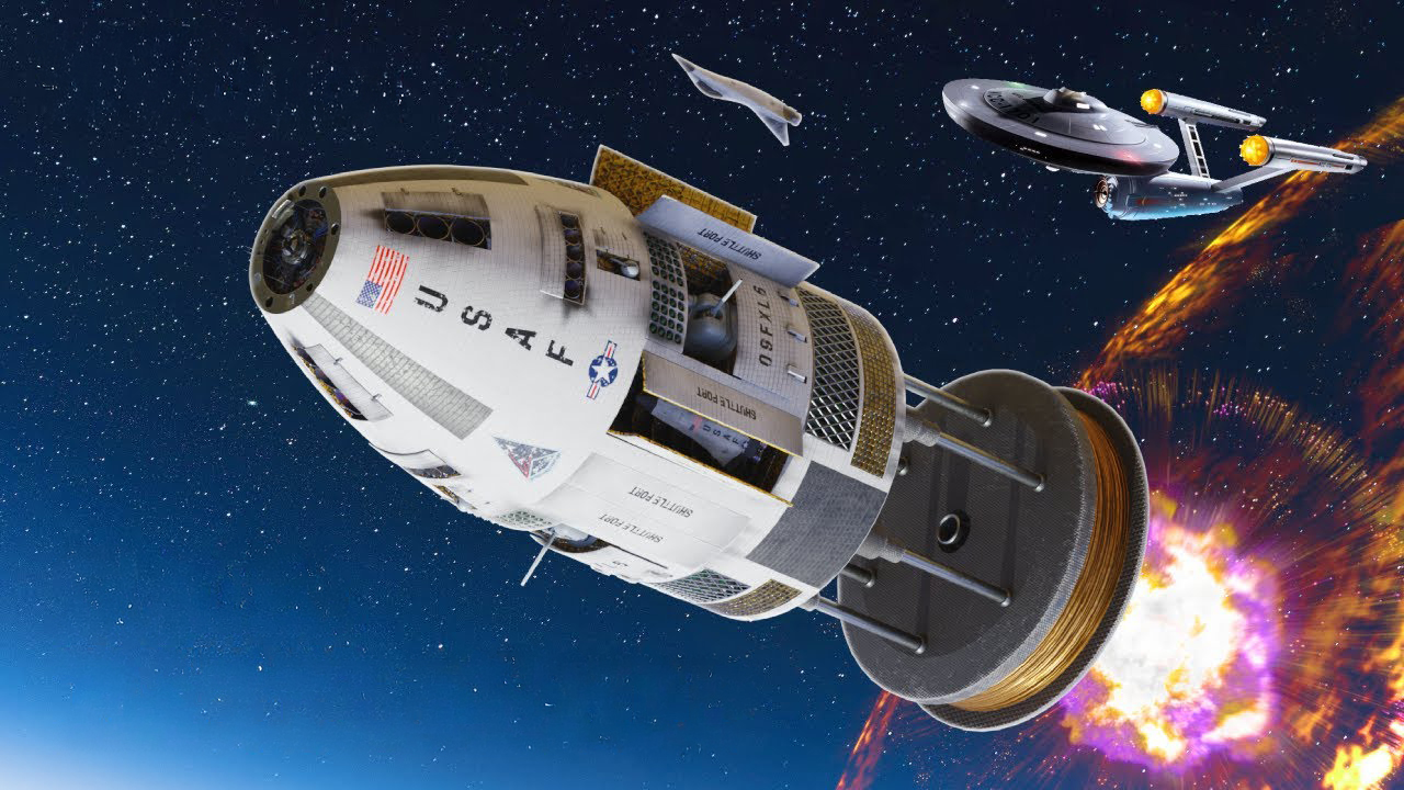 The Insane USAF Space Battleship That Almost Got Built - Project Orion ...