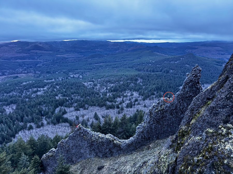 ‘Risky’ rope rescue saves hiker from 40-foot fall on Saddle Mountain
