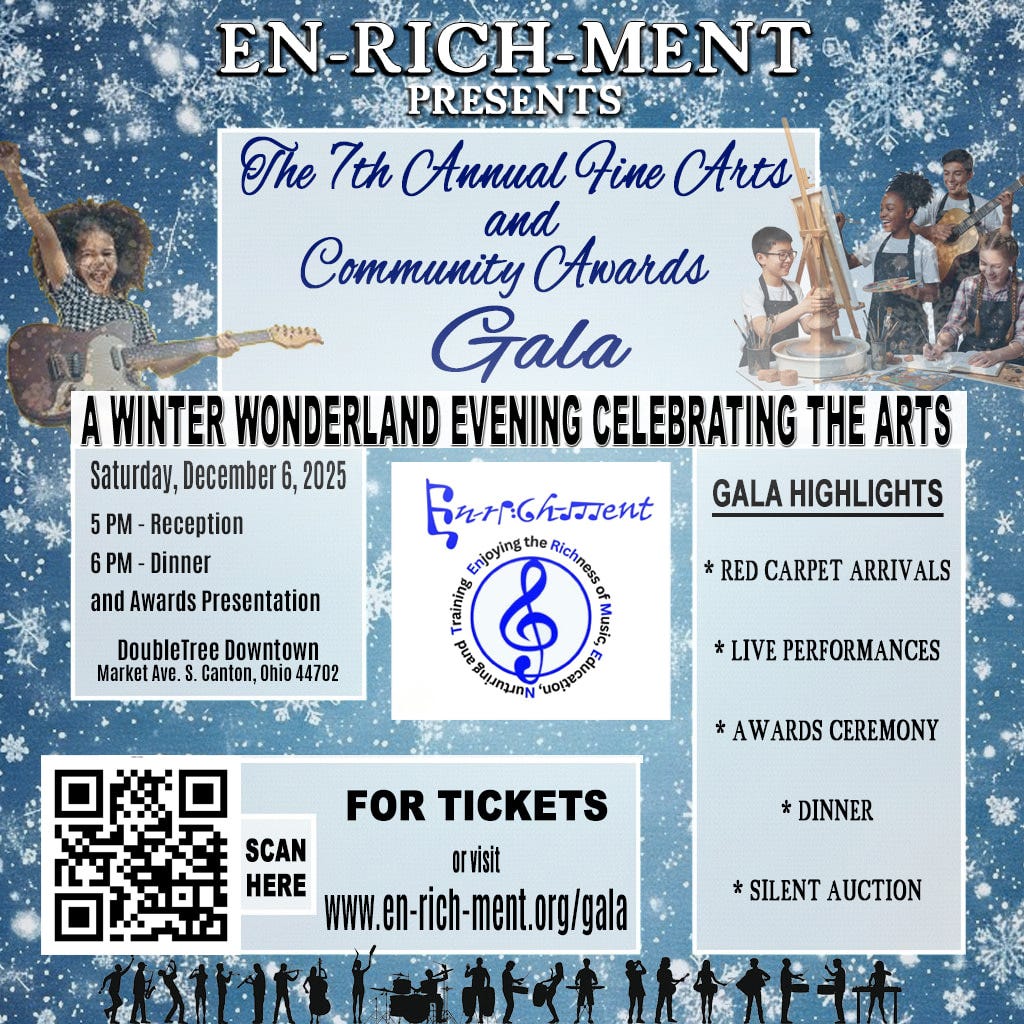 EN-RICH-MENT to host Fine Arts and Community Awards Gala