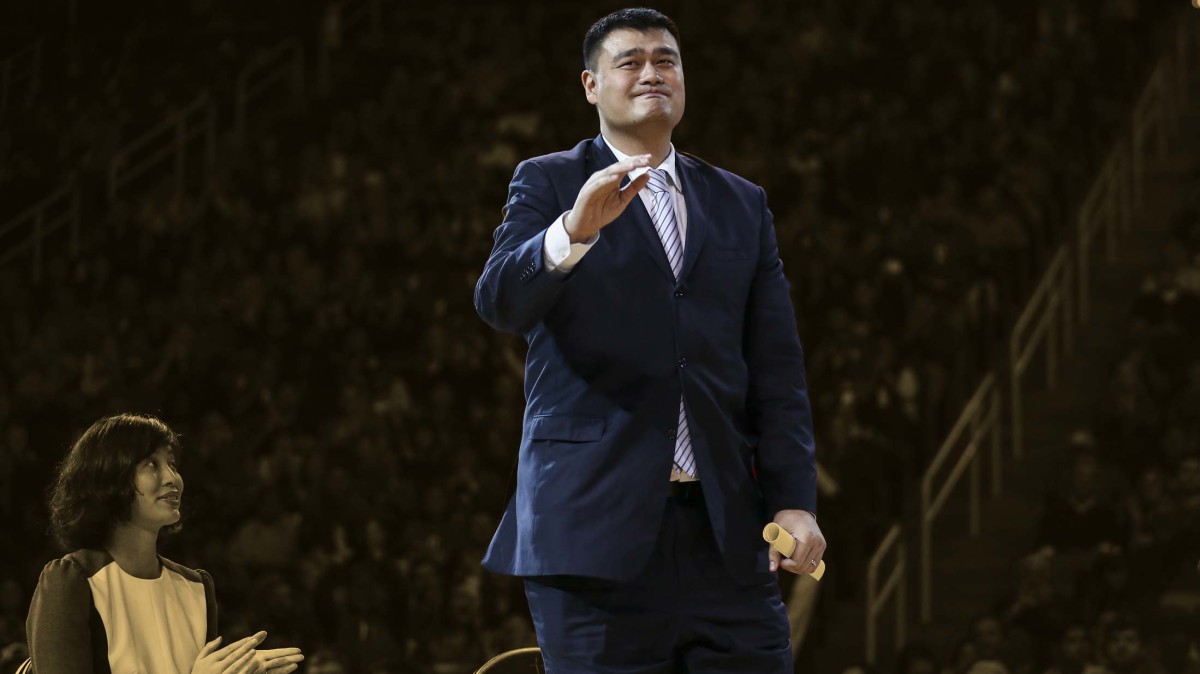 Yao Ming praised a man who enabled him to have a Hall of Fame-worthy ...