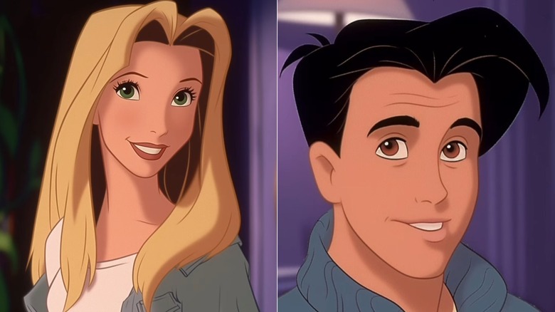 AI Recreates Friends As A Disney Movie - And It's Quite A Pivot
