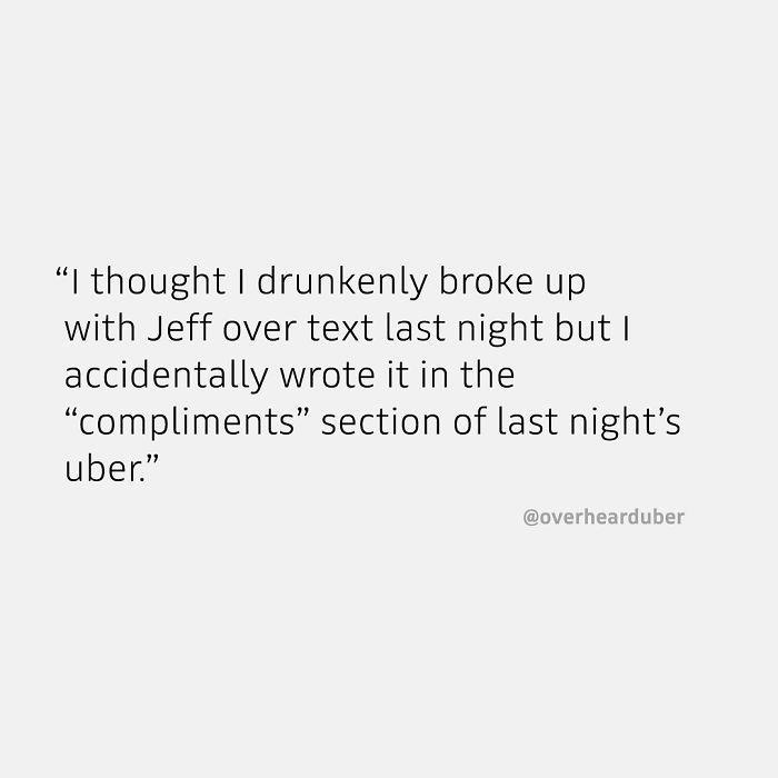 35 ‘Overheard’ Conversations During Uber Rides From This Instagram Account