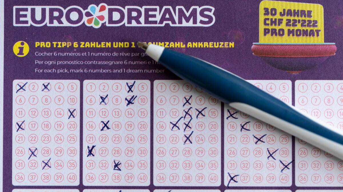 Glück bei Eurodreams: Sechs Schweizer kassieren 2222 Franken pro Monat
