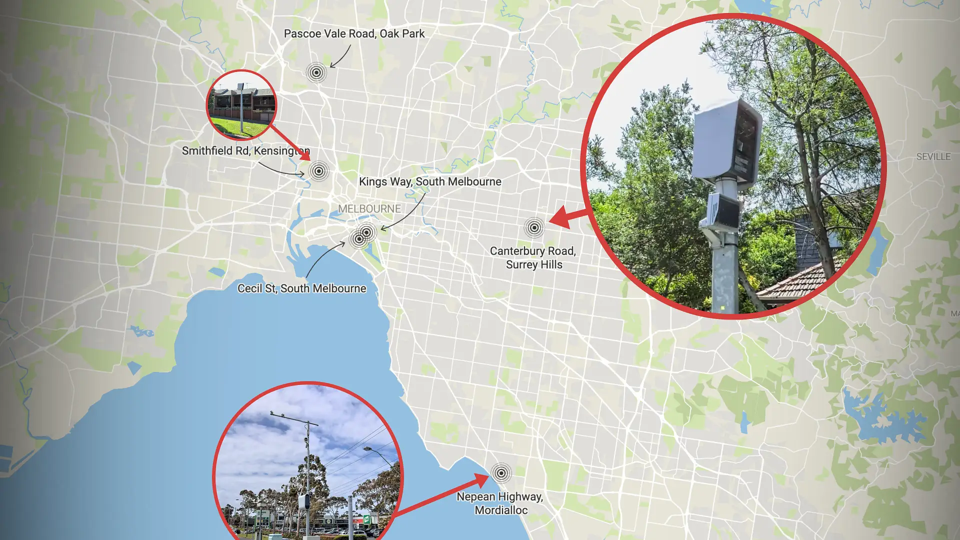 Secret speed camera testing sites in Victoria that don’t appear on any map