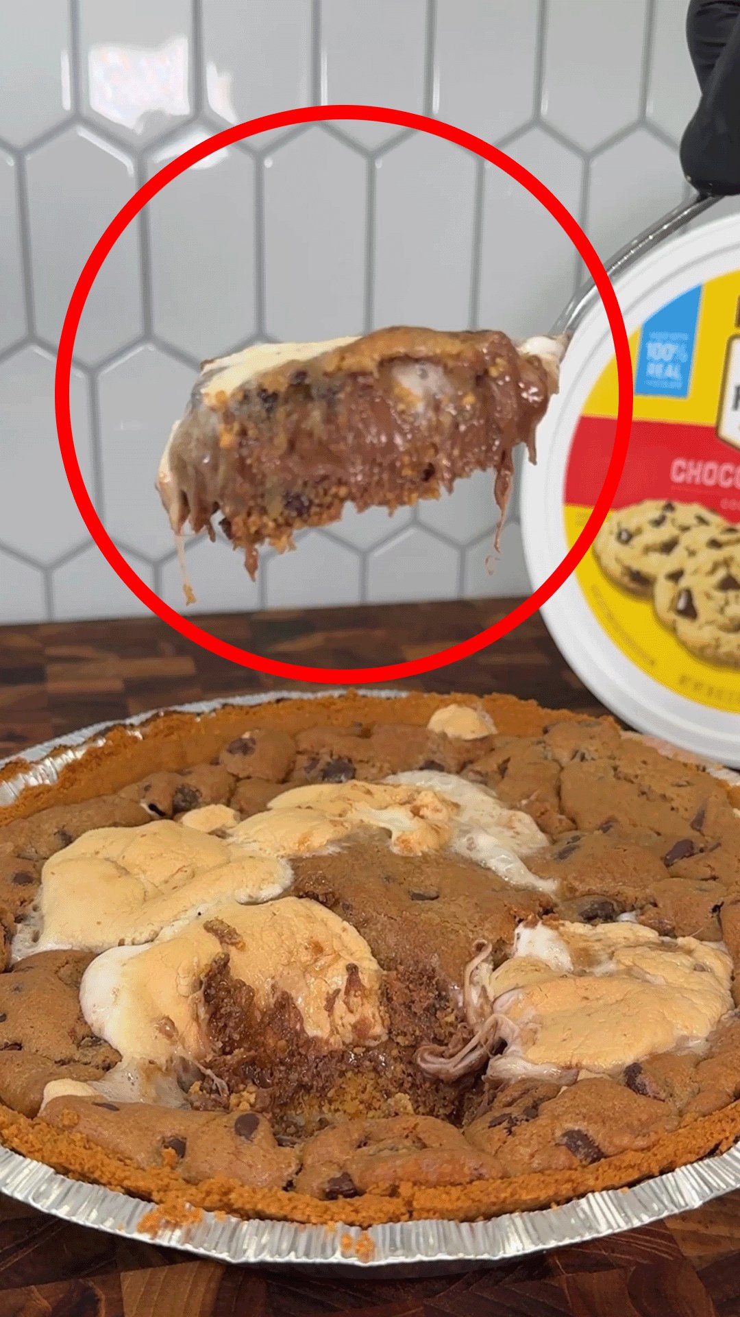 S’mores Cookie Pie