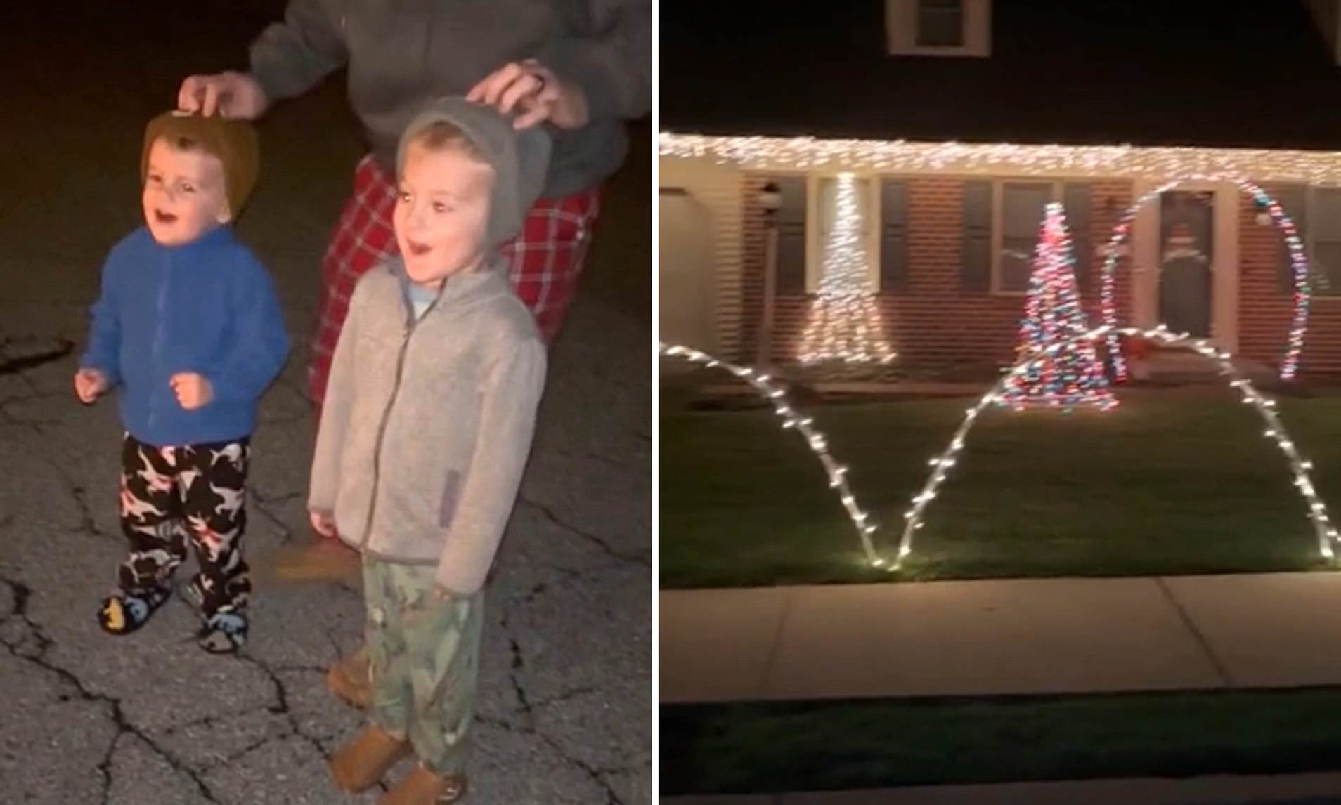 Little boys charm the internet with adorable reaction to father's ...