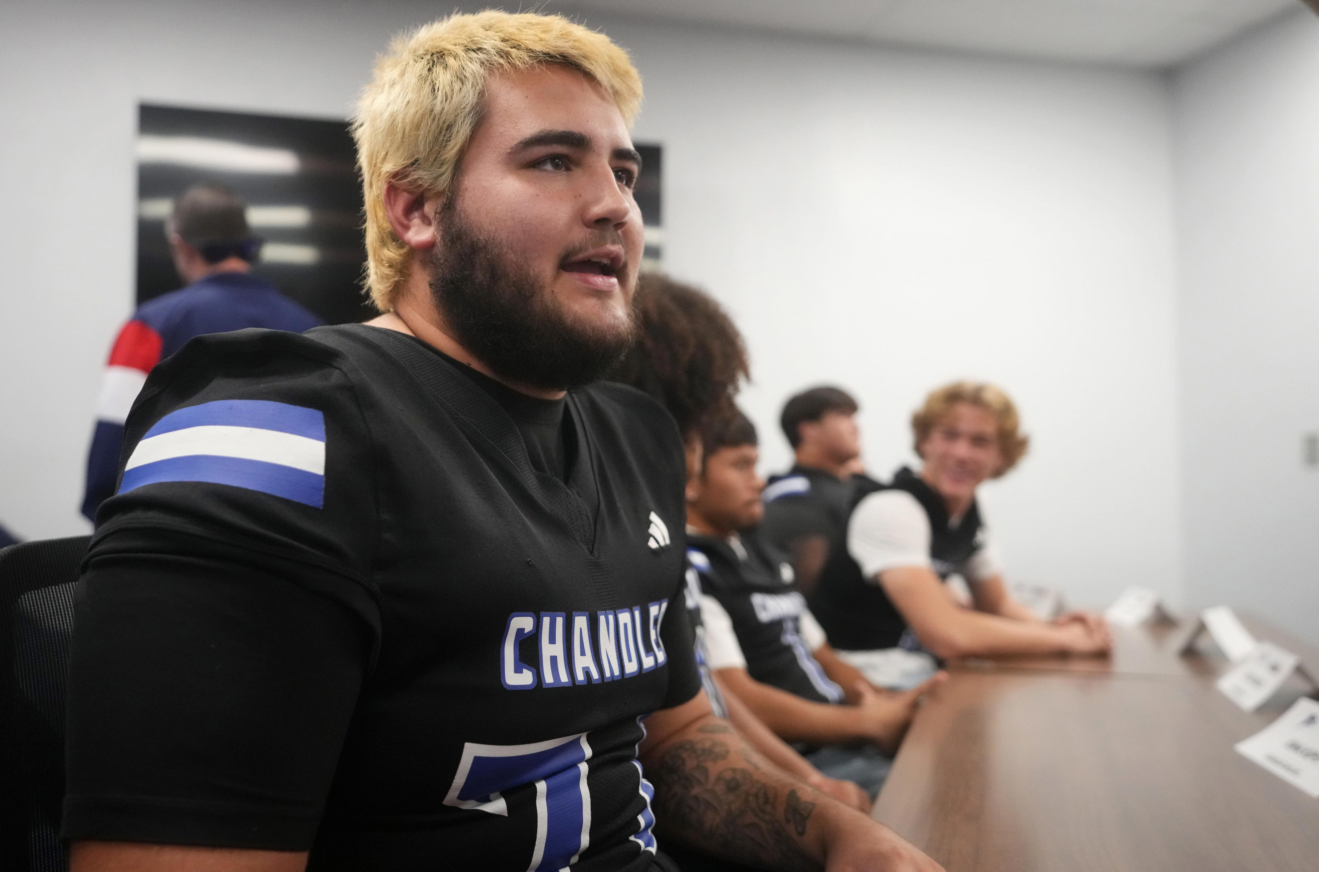 Scenes from Arizona high school football championship media day