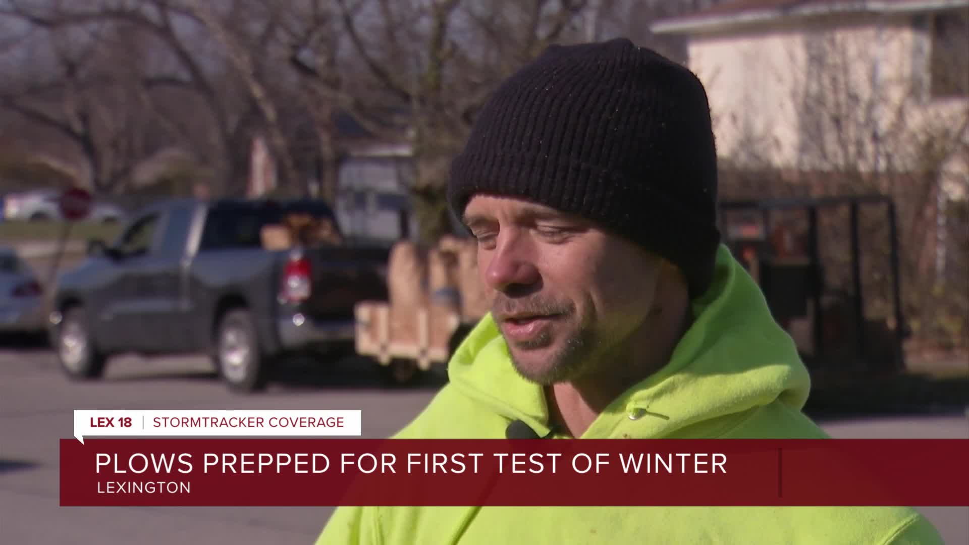 Plows Prepped for First Test of Winter