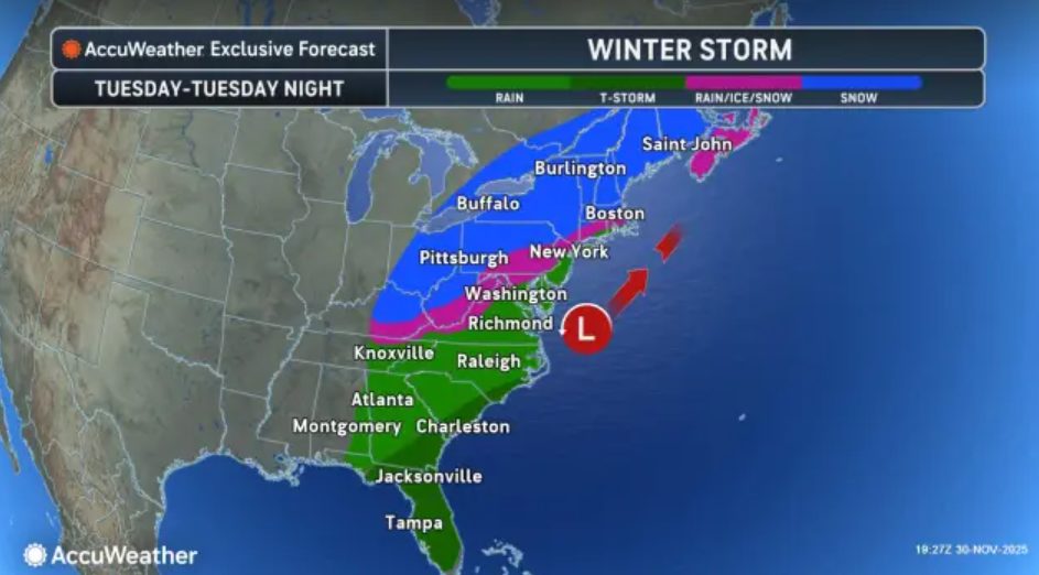 Will Nor'easter impact Tri-Cities? Here's what to expect in Petersburg