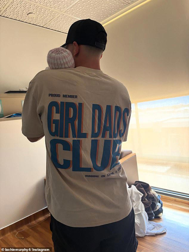 Adelaide Crows star Lachlan Murphy and fiancée welcome their first child