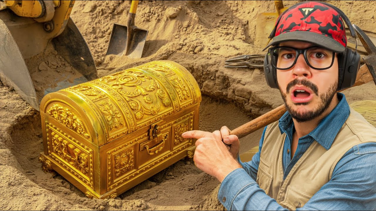 Playing a game about digging