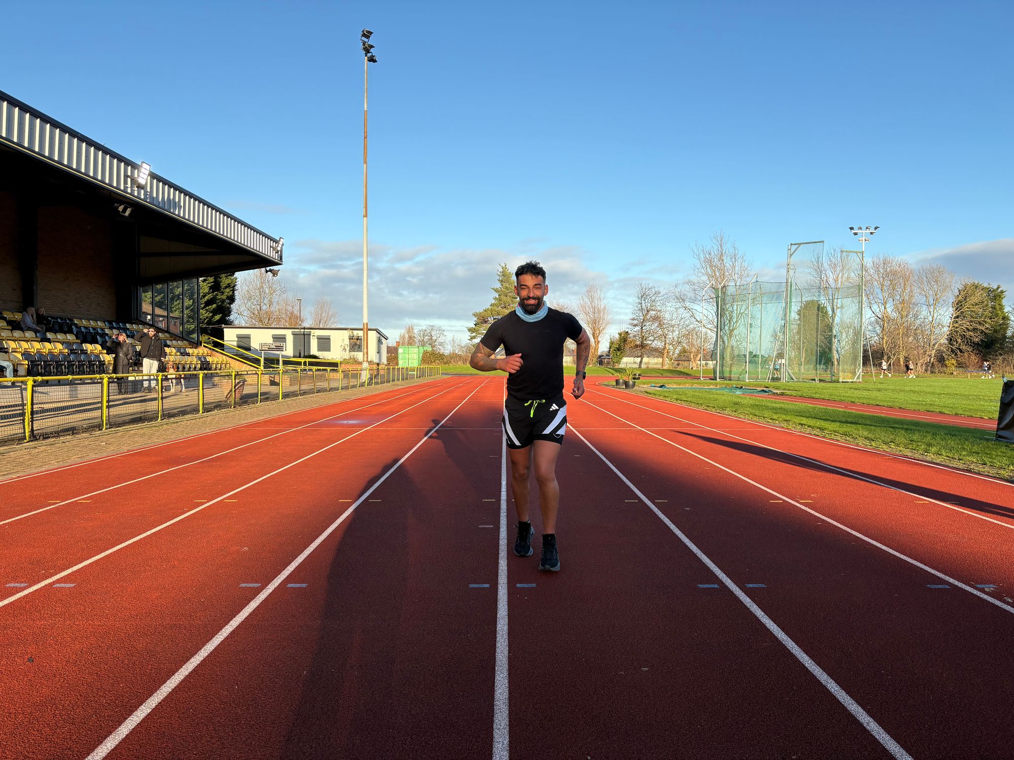 I ran 112 miles in 30 hours straight around Jarrow’s Monkton Stadium track