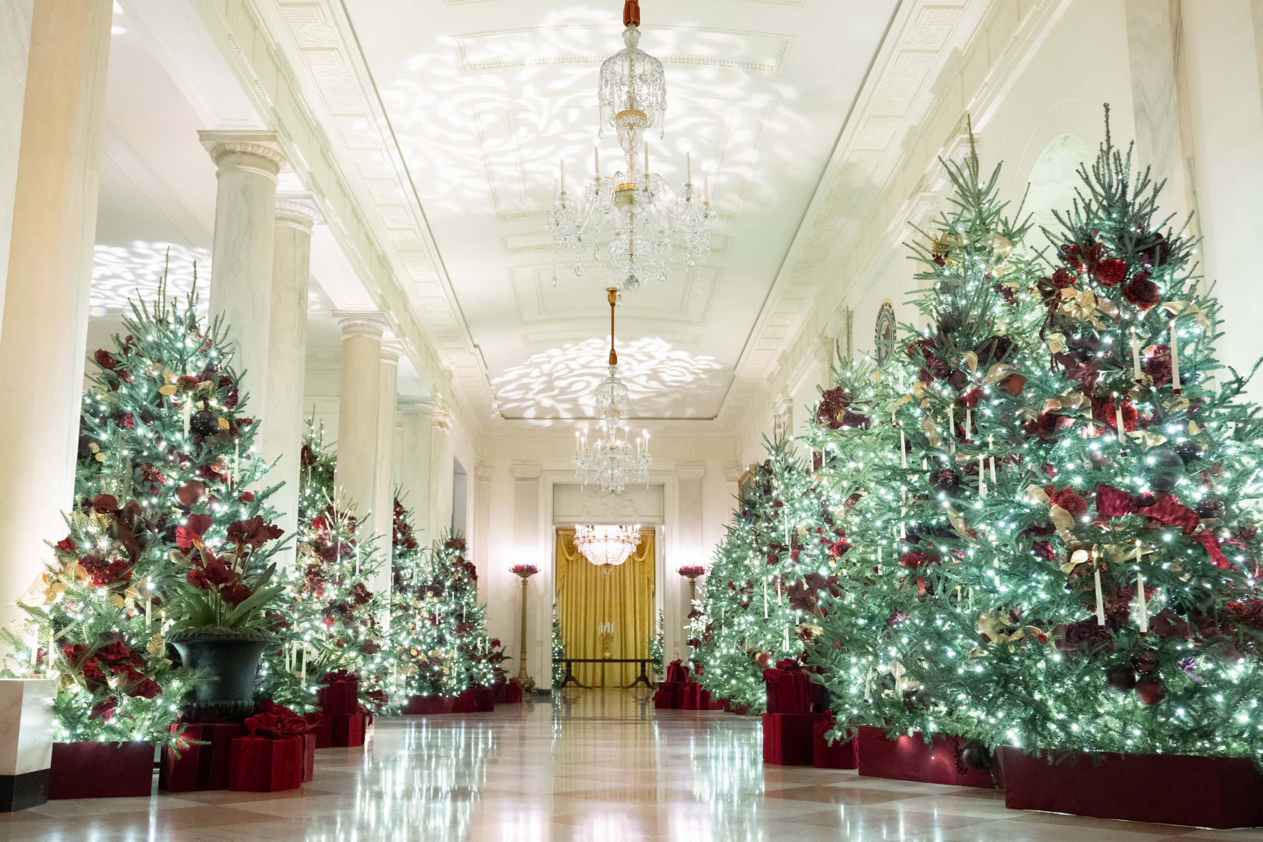 Inside Melania Trump's Festive White House Decorations