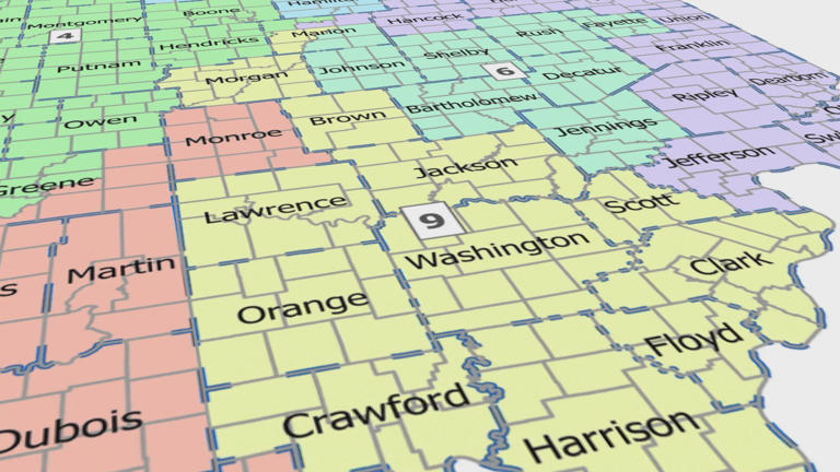 Southern Indiana to be carved up under proposed congressional map