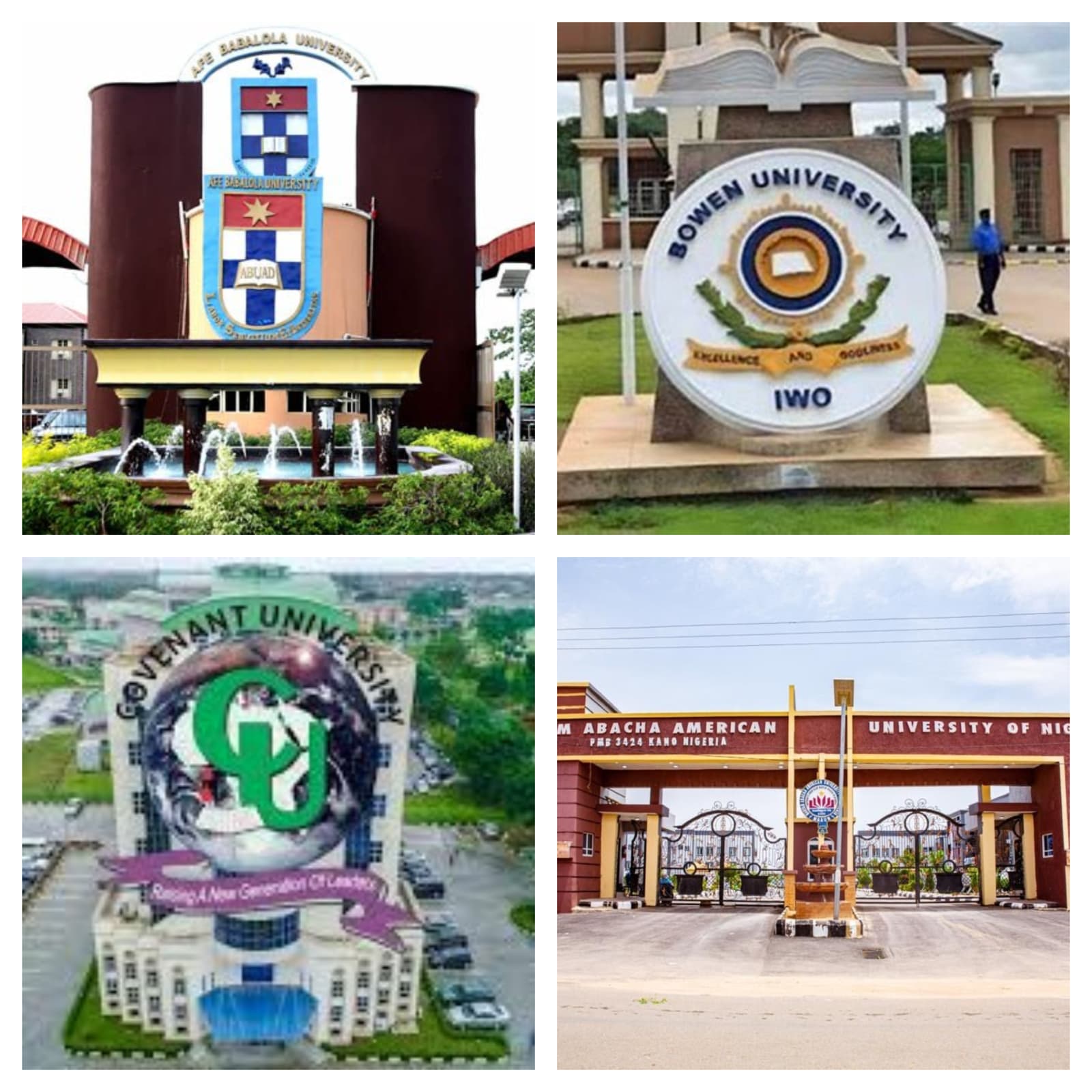 Top 10 best private universities in Nigeria, according to latest ...