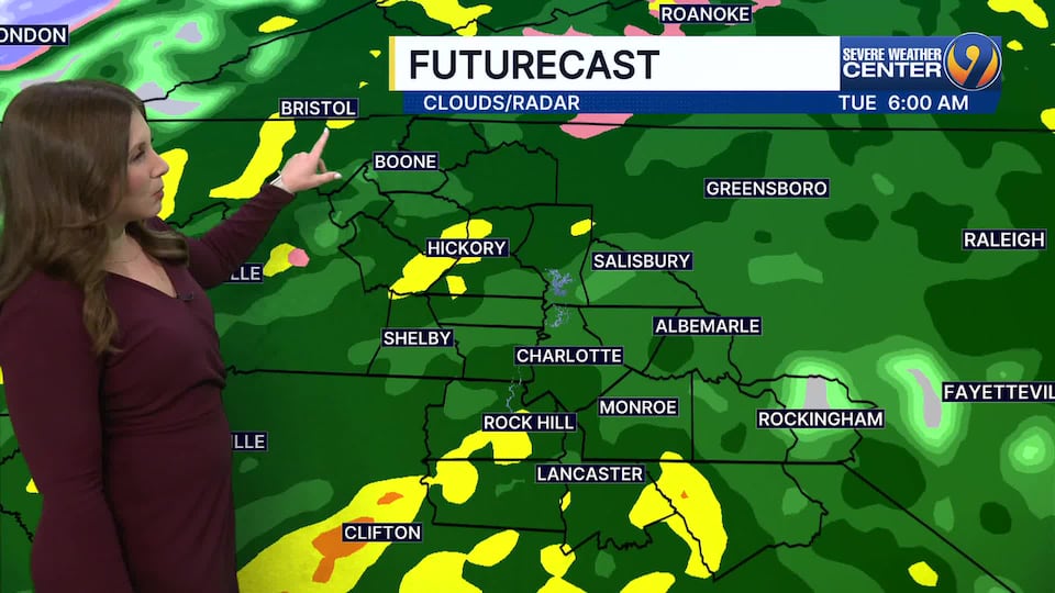 Monday afternoon's forecast with Meteorologist Danielle Miller