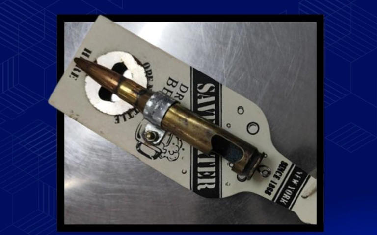 OTS confiscates bottle cap opener-shaped bullet shell from passenger at ...