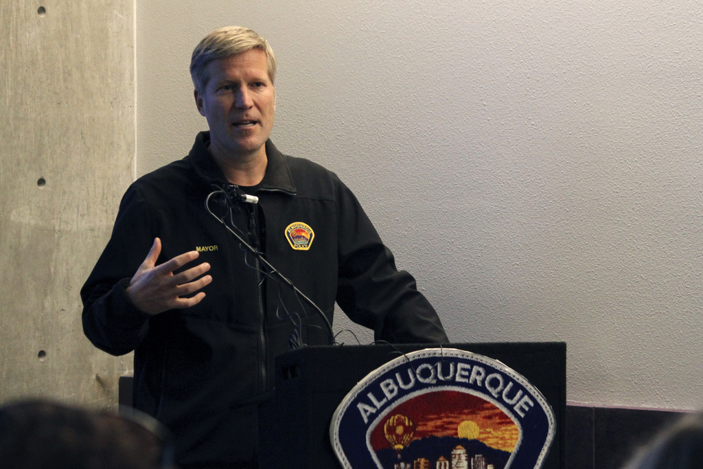 Albuquerque mayor bashes rival’s supporters over ‘I heart Tim Keller ...