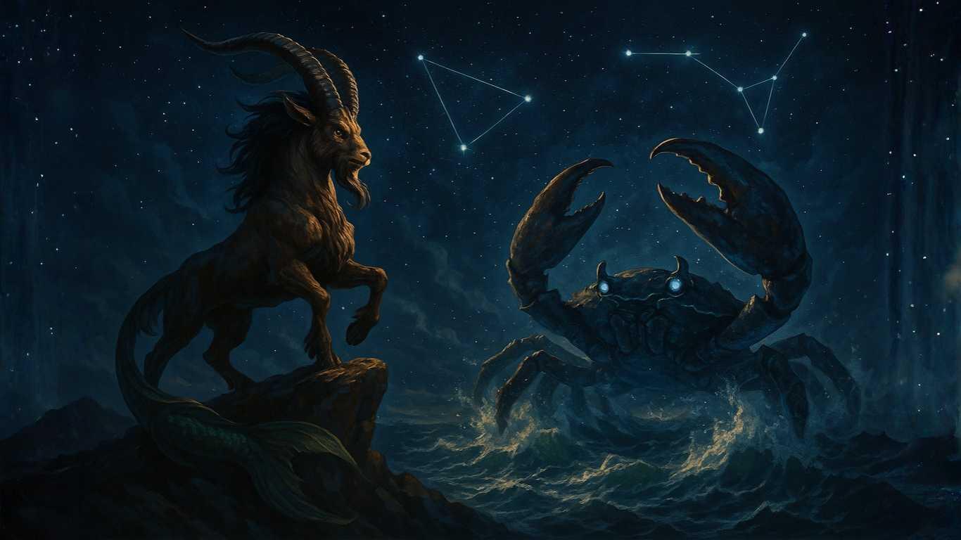 Who is Capricorn's worst enemy? Cancer, the emotional tide
