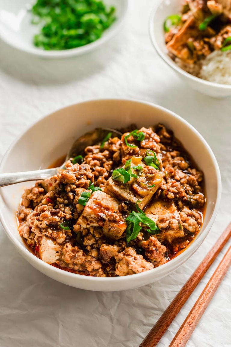 Chinese mapo tofu