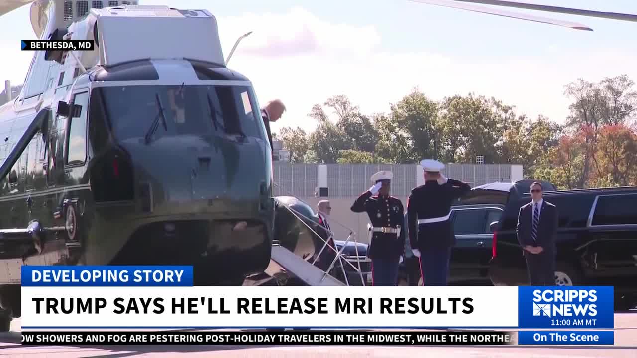 Trump says he'll release MRI results but doesn't know what part of his ...