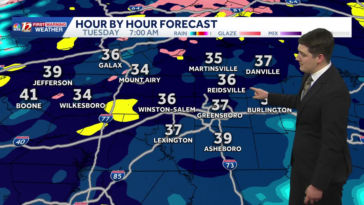 Cold rain arrives Monday night in North Carolina, Winter Weather ...