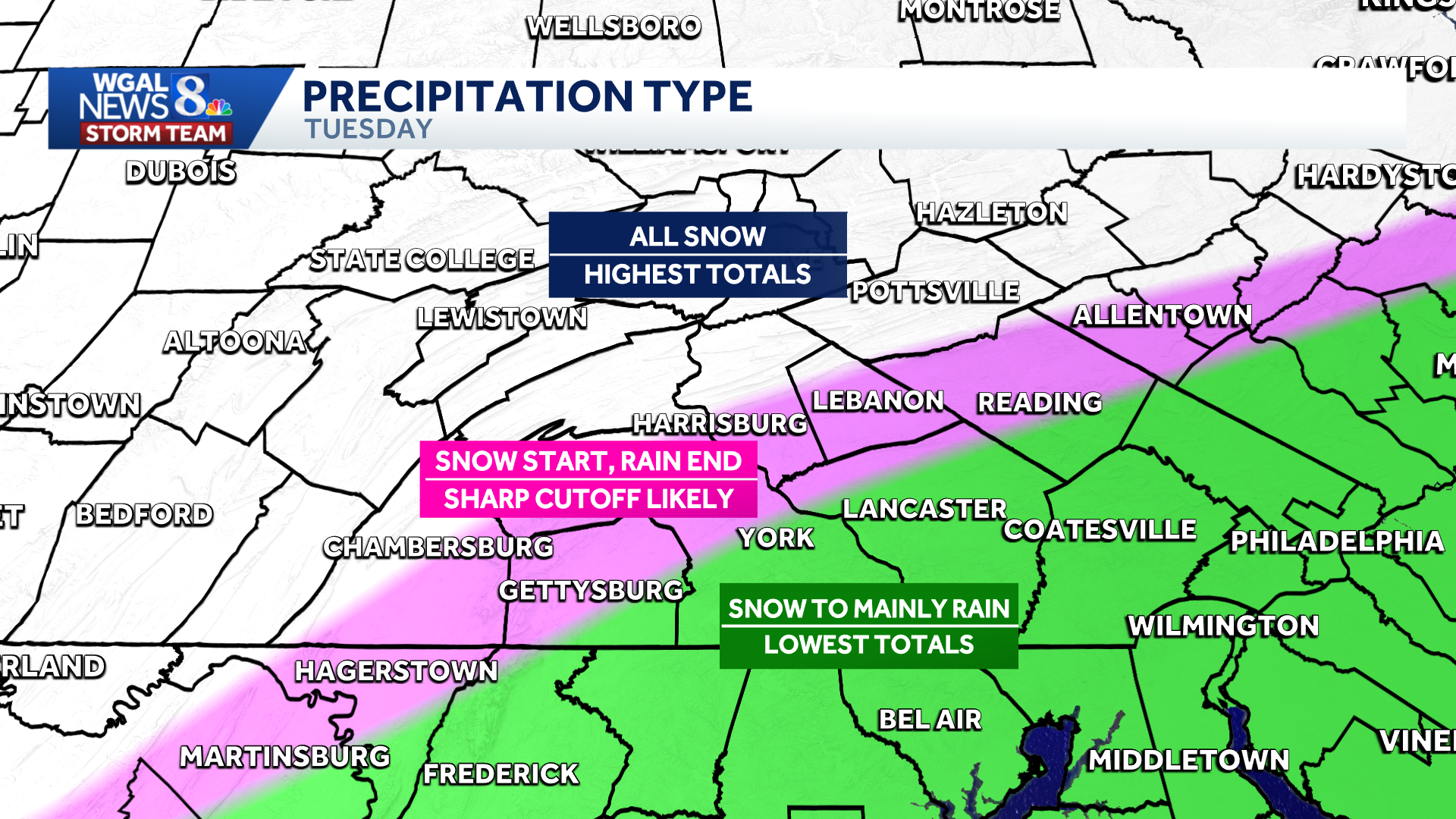 TRACKING SNOW, SLEET, RAIN | Updated maps, totals