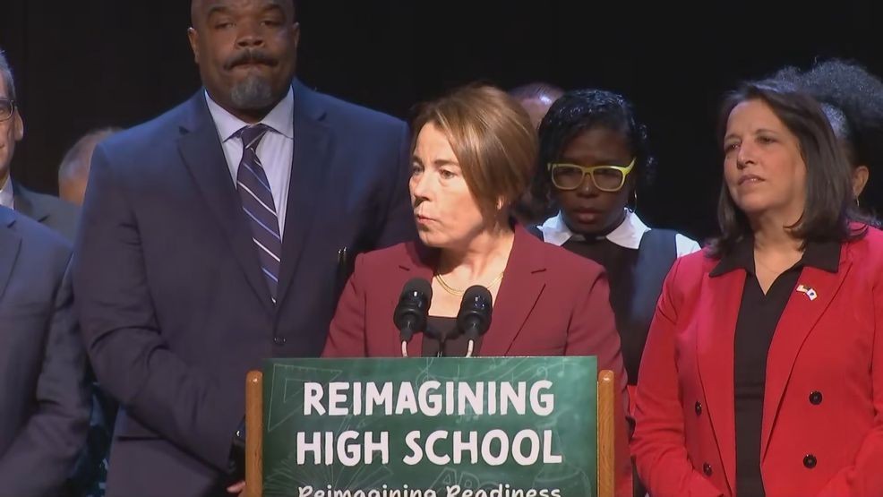 Massachusetts Gov. Healey announces statewide high school graduation ...