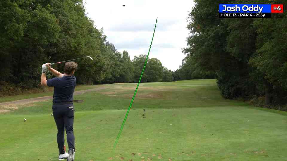 What a professional golfer looks like on a bad day – Round 1 at Leatherhead