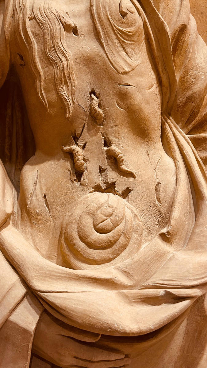 Why this husband commissioned a sculpture of his wife's rotting body