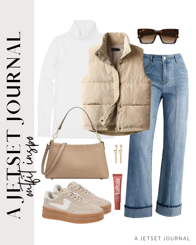 How to look cute with new corduroy vests