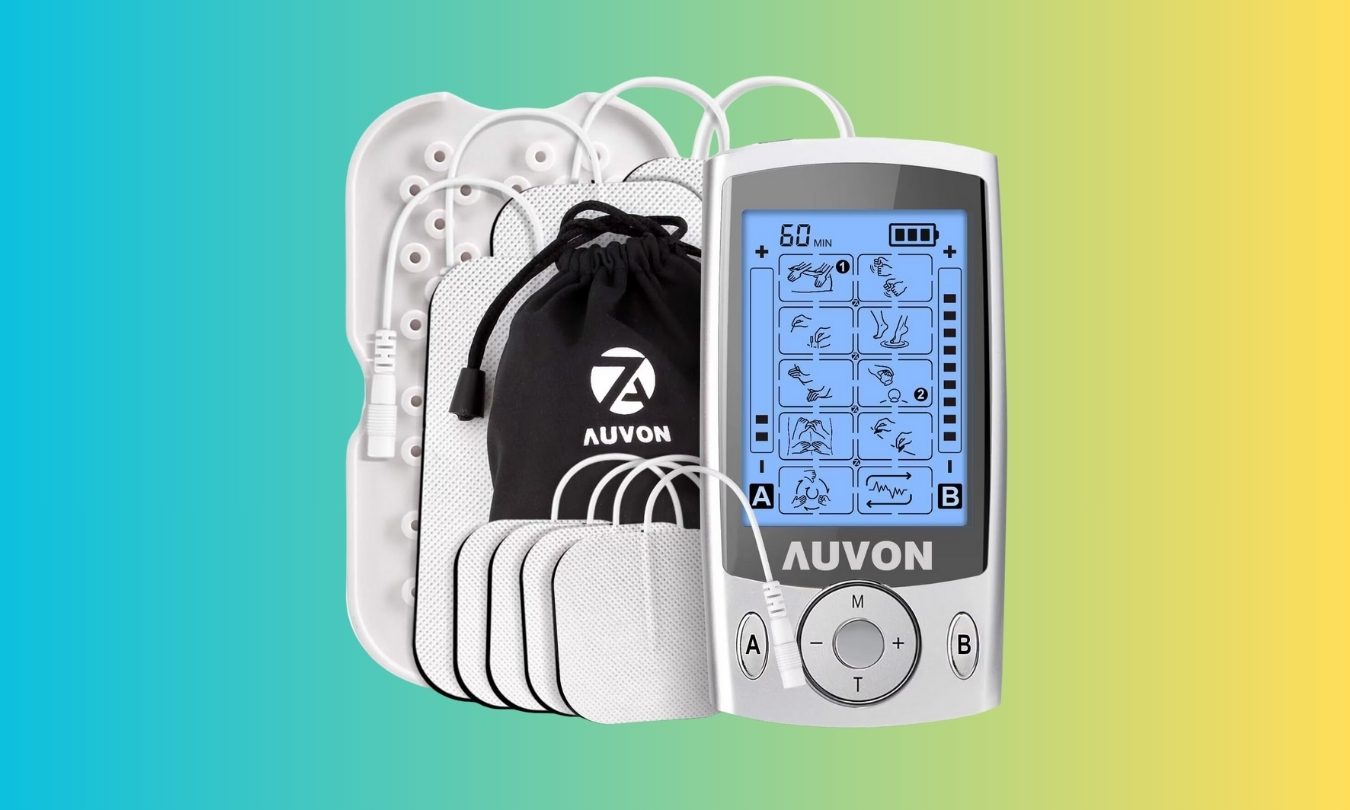 Get this dual-channel TENS muscle stimulator for just $22.79