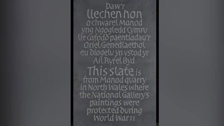 National Gallery unveils art celebrating quarry's wartime role