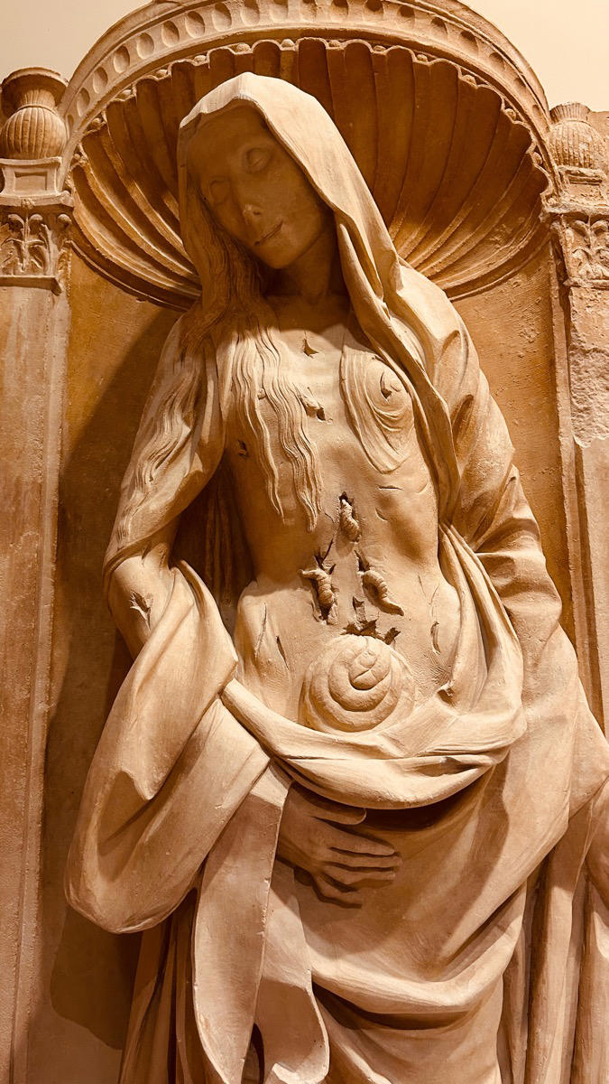 Why this husband commissioned a sculpture of his wife's rotting body