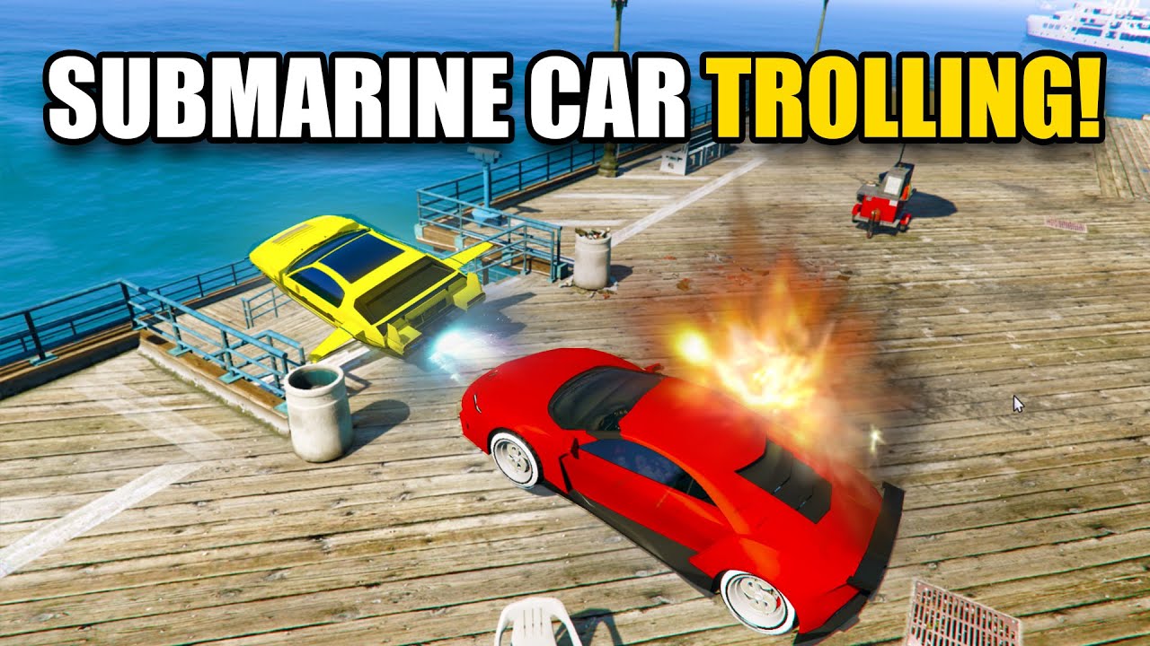 Trolling people with the new submarine car! Toreador! | GTA 5 thug life ...