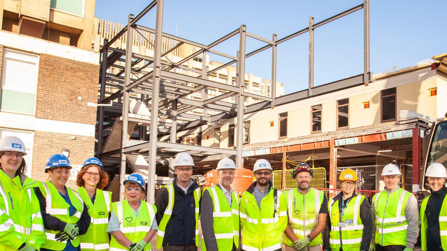 New critical care building reaches milestone