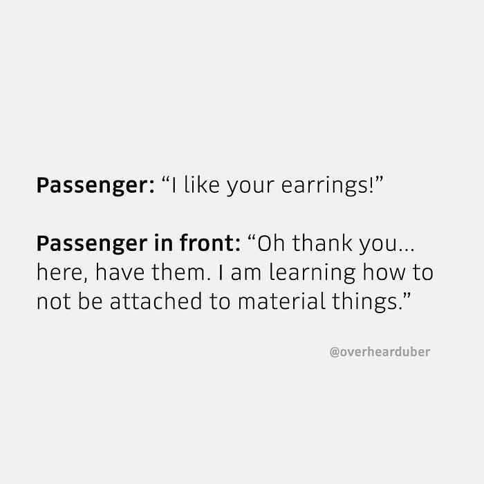 35 ‘Overheard’ Conversations During Uber Rides From This Instagram Account