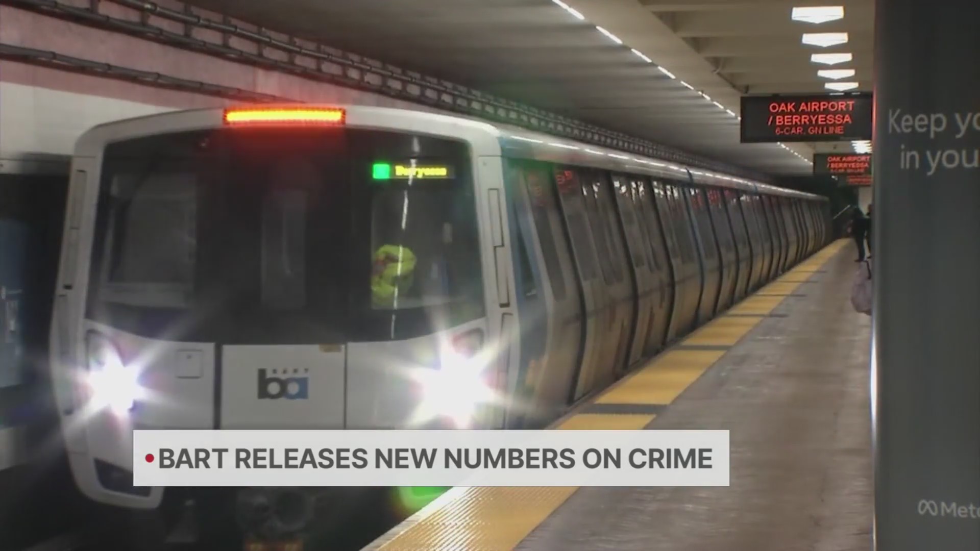 BART releases new numbers on crime