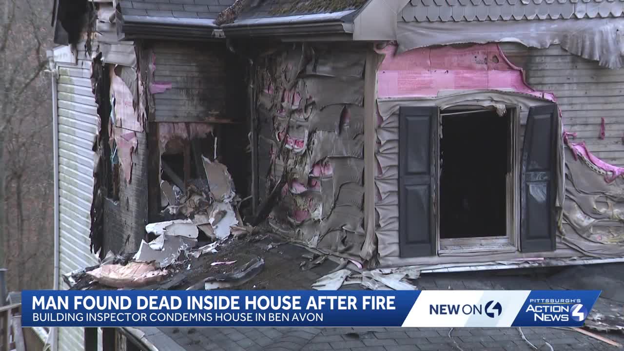 Person found dead inside home after fire in Ben Avon, Allegheny County