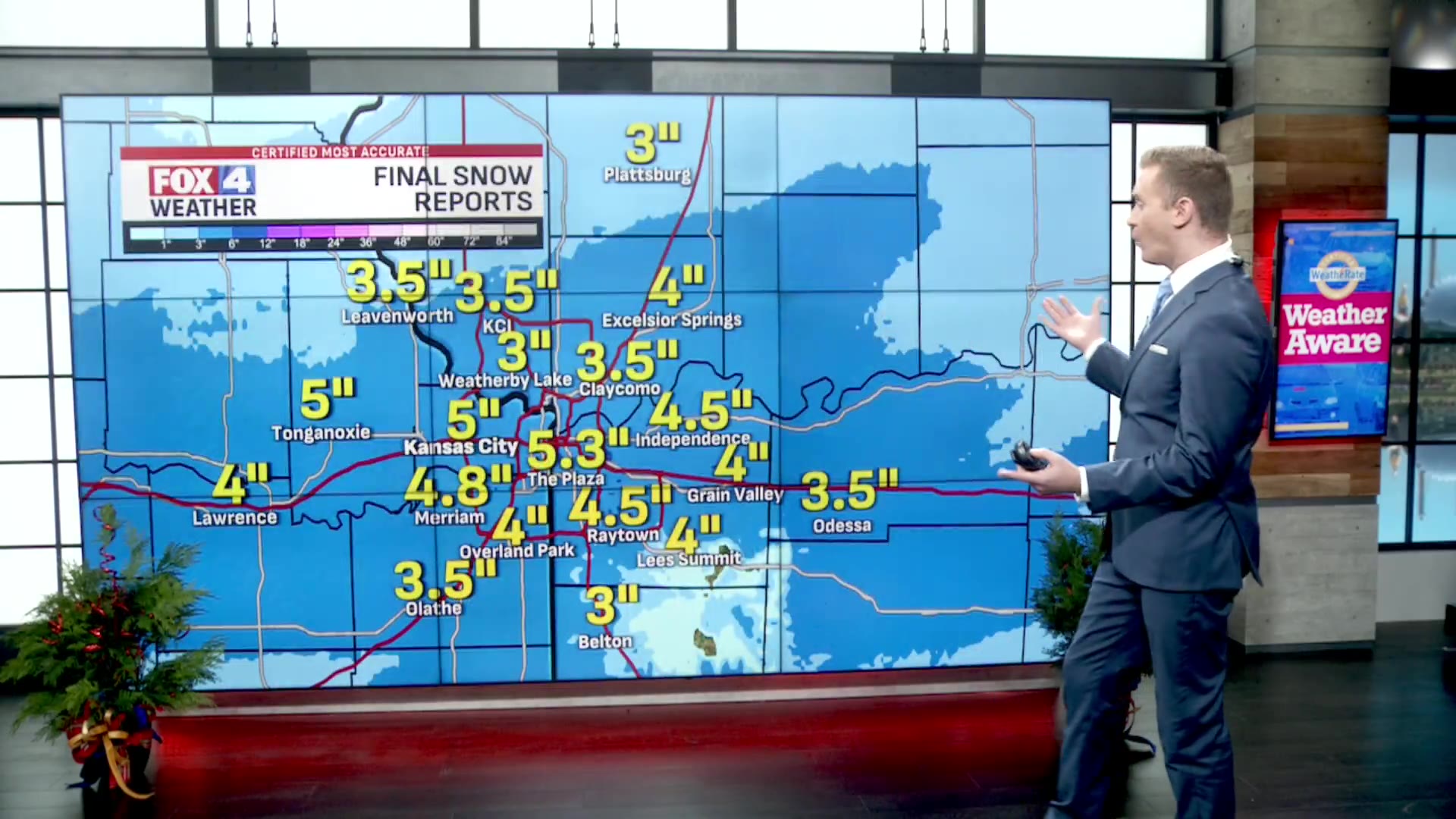 Kansas City sees record-breaking snow to begin December