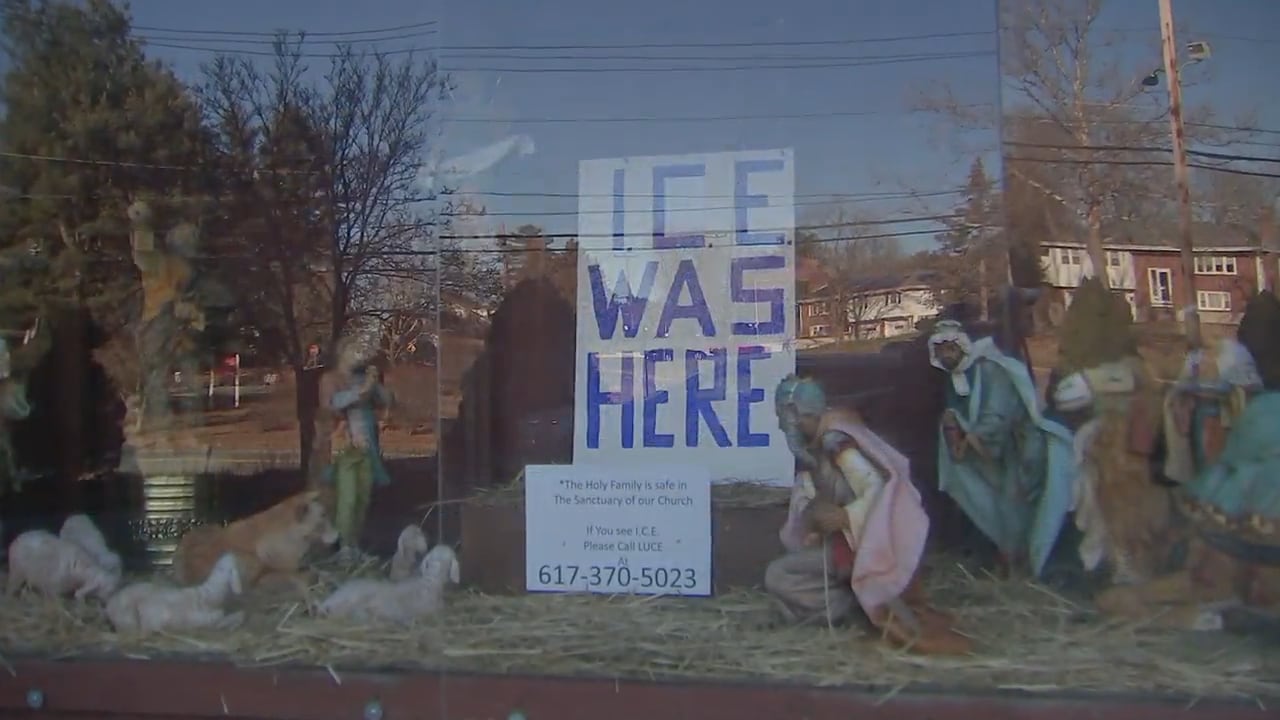 ‘ICE was here’: Dedham church sparks outrage over nativity scene with ...