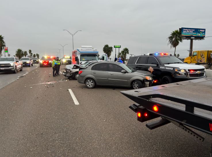 DPS: No injuries reported in four-vehicle crash in Donna