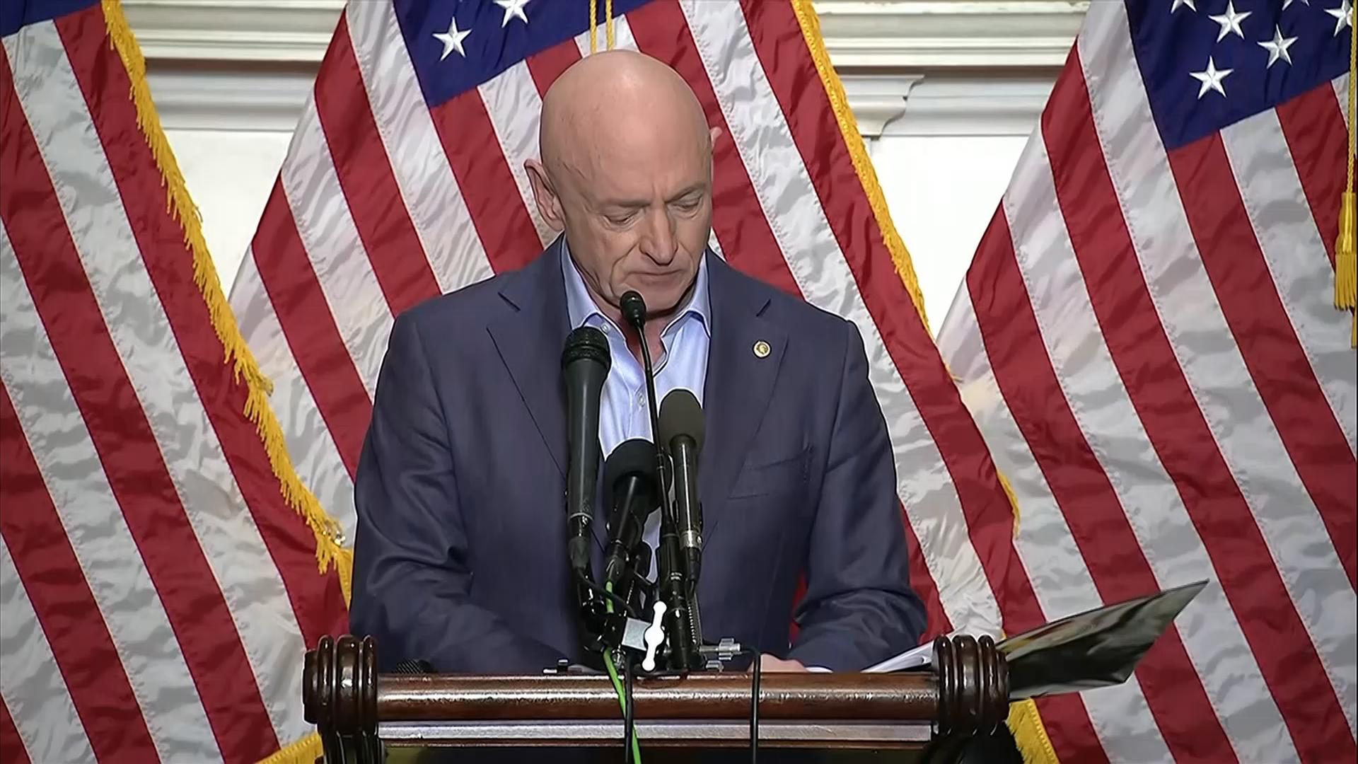 Sen. Kelly levels broadside against Trump over 'dangerous' rhetoric