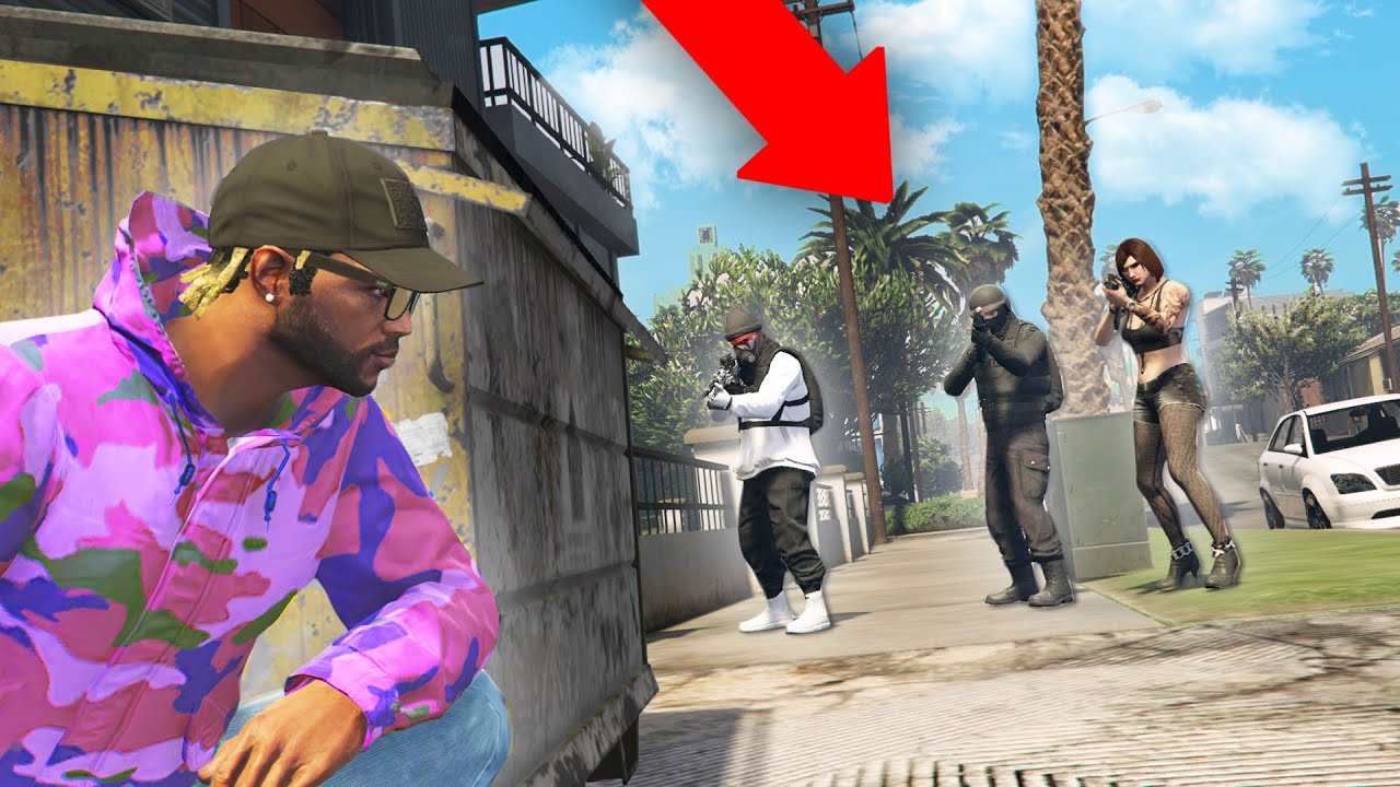 Playing hide and seek in GTA 5 online | GTA 5 thug life #321
