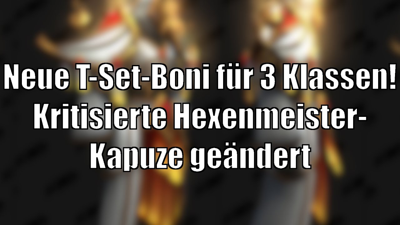 9.2-News! Neue T-Set-Boni für Druiden, Krieger, Schurken - "Anstößige ...