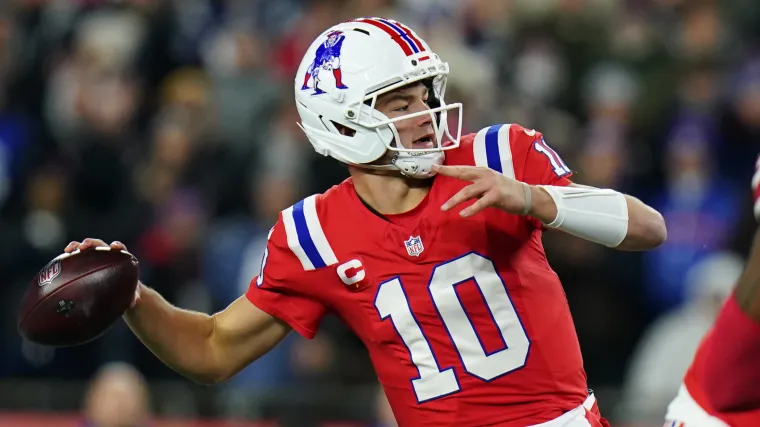 Drake Maye stats: Quarterback continues MVP season as Patriots crush Giants