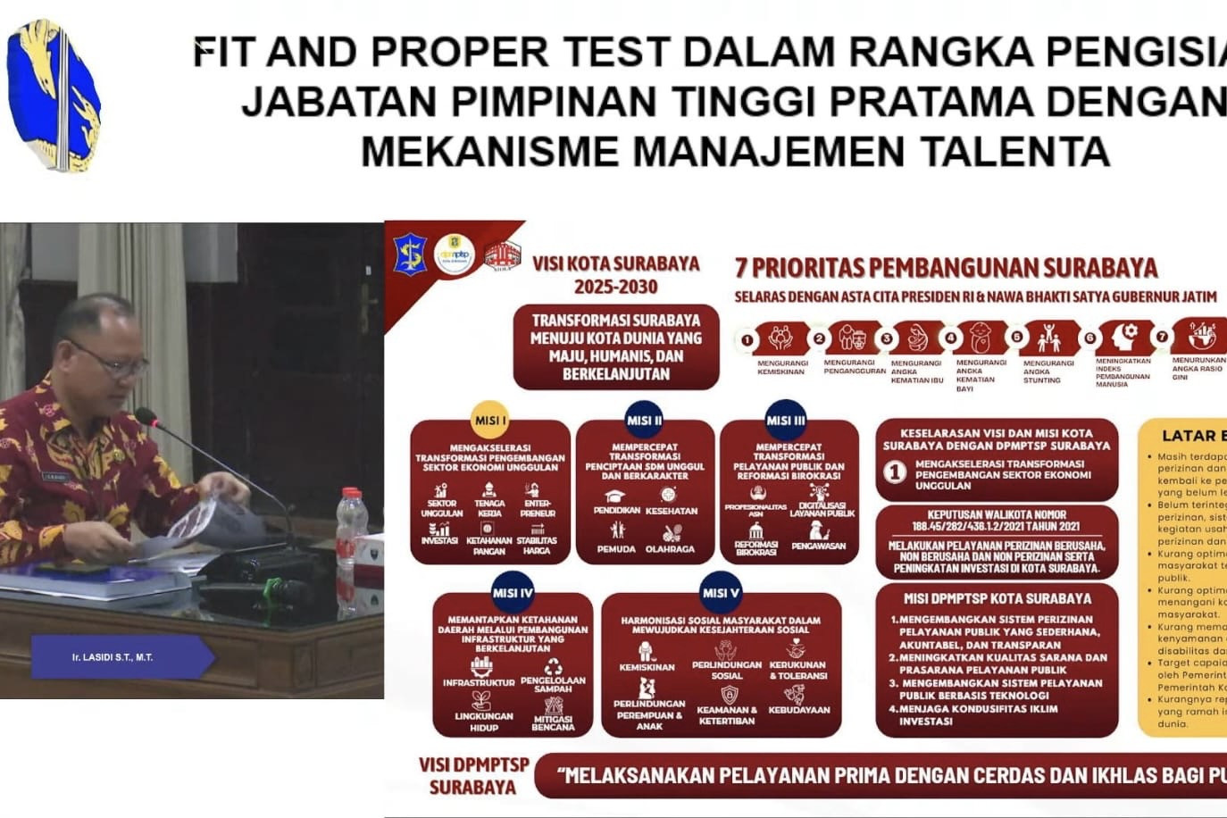 Paparkan Inovasi Perizinan, Lasidi Bidik Kursi Kepala DPRKPP Surabaya